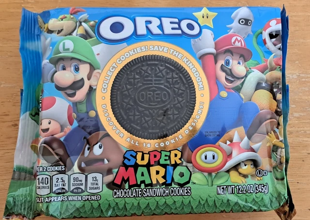 SUPER MARIO BROS. Limited Special Edition OREOS Brand New SEALED FREE ...