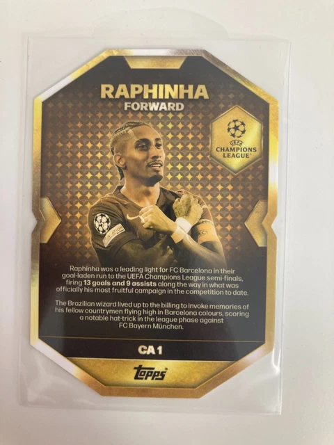 TOPPS MATCH ATTAX 25/26 Raphina Barcelona Chrome Award Winner . £0.99 ...
