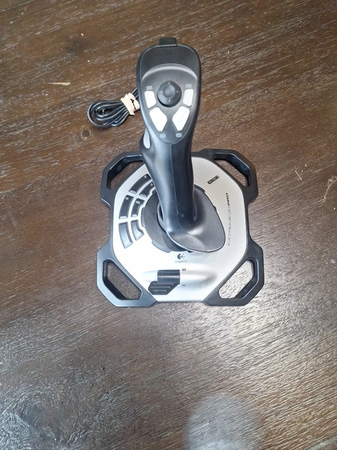 LOGITECH EXTREME 3D Pro Computer Joystick Flight Simulator Controller J ...