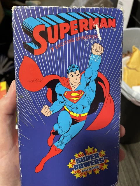 SUPERMAN: SUPER POWERS Collection VHS - Cartoons 1985 Vintage Rare V5 £ ...