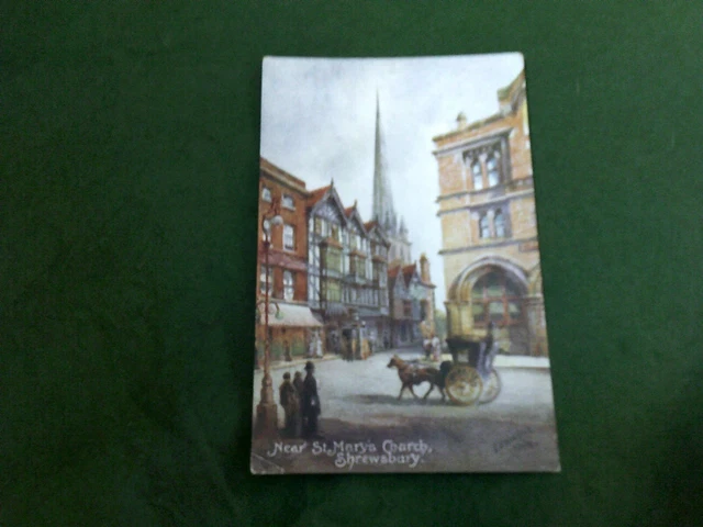 SHREWSBURY SHROPSHIRE NEAR St Mary's church Edwin Cole Art Wilding $7. ...