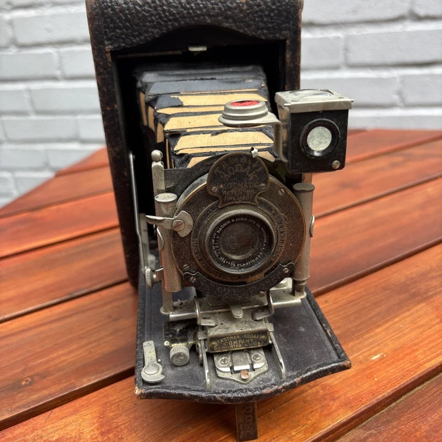 VINTAGE KODAK NO.1 Autographic Junior Folding Camera Anatigsmat Lens ...