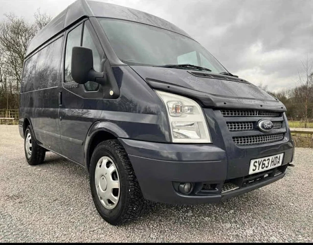 FORD TRANSIT MK7 only 97k low milage grey van no vat ready for work £ ...