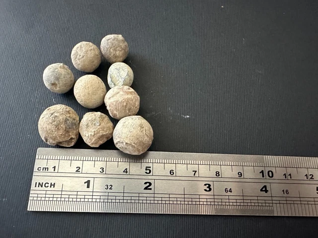 BATTLE OF WATERLOO - Lead Musket Balls from the battlefield (9) $119.49 ...