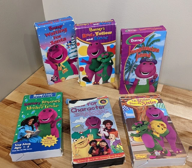 CHILDREN’S VHS LOT Of 6 Barney, Teletubbies, Sesame Street SEE PICS FOR ...