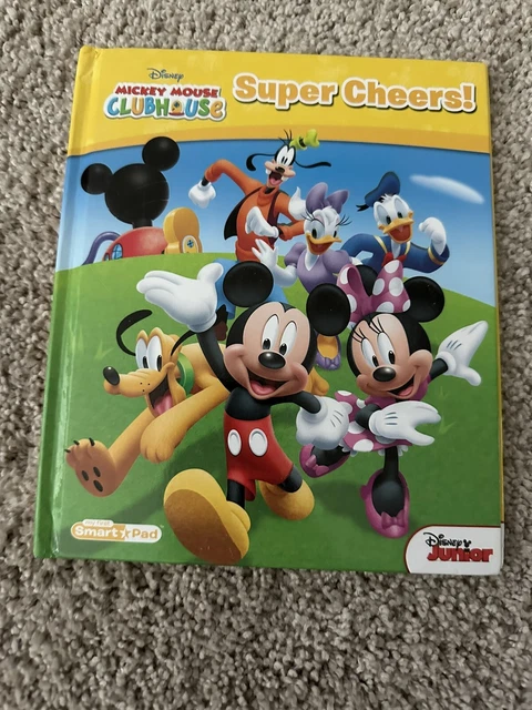 MICKEY MOUSE CLUBHOUSE Super Cheers My First Smartpad 123 Disney Junior Jr Book £1.58 - PicClick UK