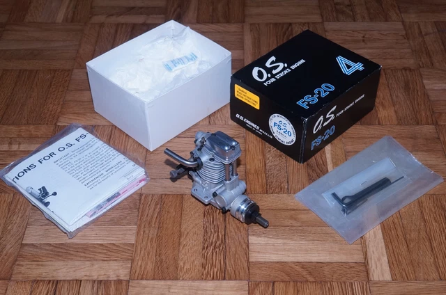 OS MAX FS-20 Surpass 4-Stroke OHV RC Model Airplane Engine 3.5cc FS20 Vintage! £320.00 - PicClick UK