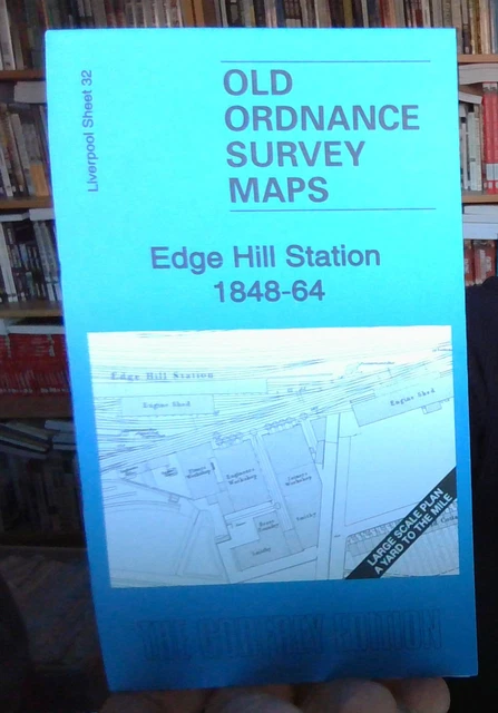 MAP OF EDGE Hill Station 1848-64 Liverpool Large Scale Sheet 32 NEW £3. ...
