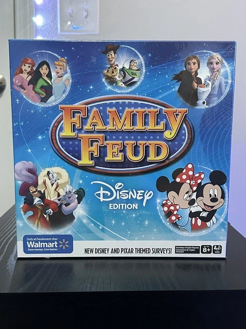 DISNEY EDITION FAMILY Feud Board Game 2021 Version Factory Sealed. $19. ...