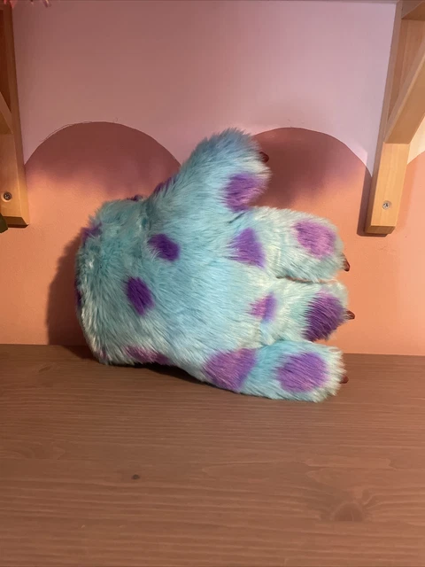 DISNEY PIXAR SULLEY MONSTERS INC Fluffy Plush Claw Gloves Costume Hand ...