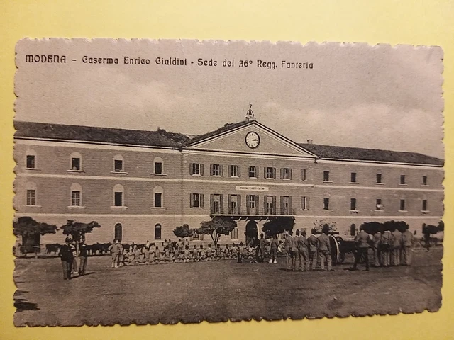 MODENA - CASERMA Enrico Cialdini - Sede del 36° Reggimento Fanteria ...