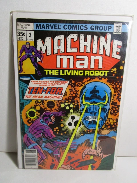 MACHINE MAN #3 (Jun 1978) - cover, story & art by Jack Kirby Marvel ...