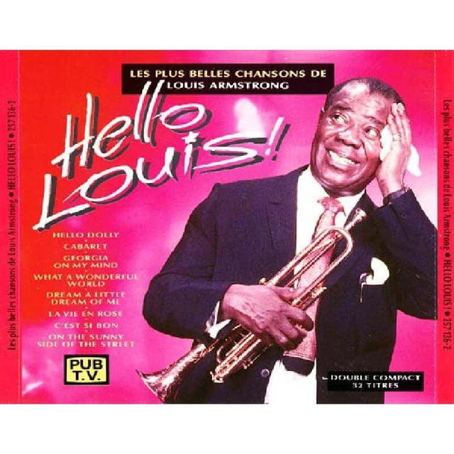 CD LOUIS ARMSTRONG - Hello Louis les Plus Belles Chansons de Armstrong ...