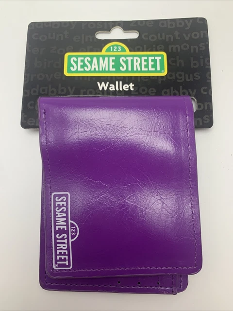 Sesame Street Count Von Count I Love To Count Bi Fold Wallet Purple Unisex £1399 Picclick Uk