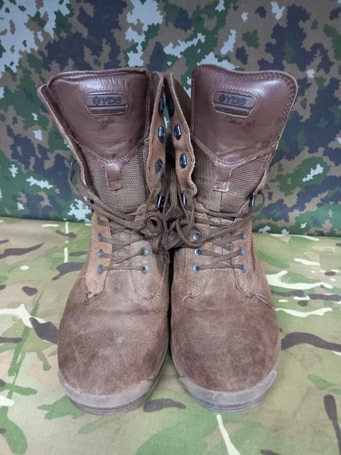 YDS FALCON DESERT Army SAS Military Surplus Male Combat Assault Boots ...