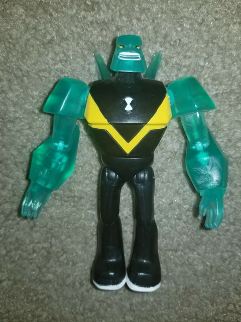 BANDAI BEN 10 Alien Force Power Up Diamond Head 4” Figure Cartoon ...
