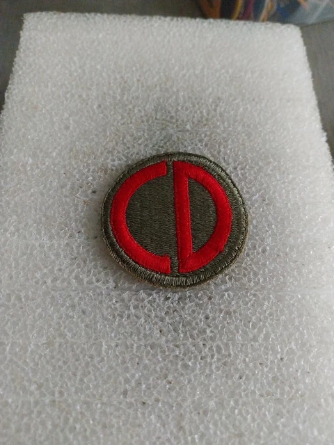 PATCH ARMEE US 85th INFANTRY DIVISION ww2 ORIGINAL EUR 10,00 - PicClick FR