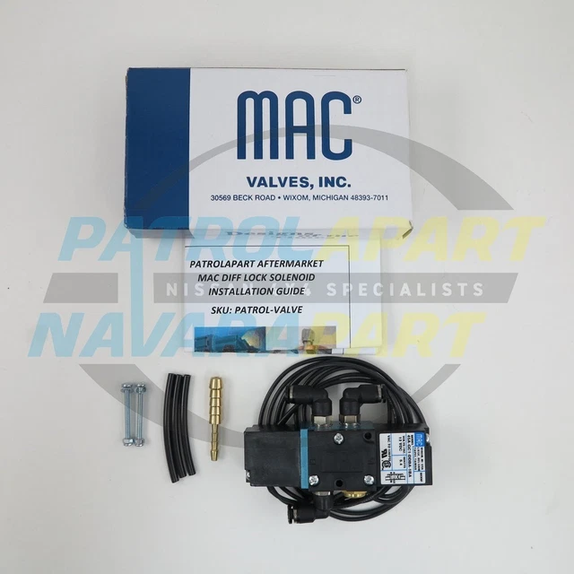 AFTERMARKET MAC VALVE Solenoid suits Nissan Patrol GQ GU Factory Diff ...