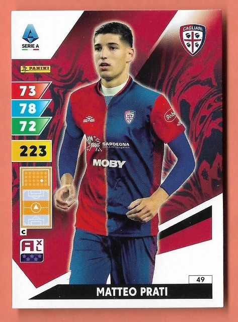 PANINI CALCIATORI ADRENALYN 2024-25 2025 CARD N.49 Matteo Prati ...