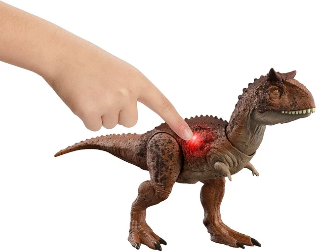JURASSIC WORLD EPIC Attack Battle Chompin' Carnotaurus Dinosaur Sound ...