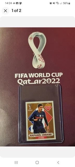PANINI WORLD CUP 2022 Raphael Varane Legend Extra Sticker Bronze £4.20 - PicClick UK