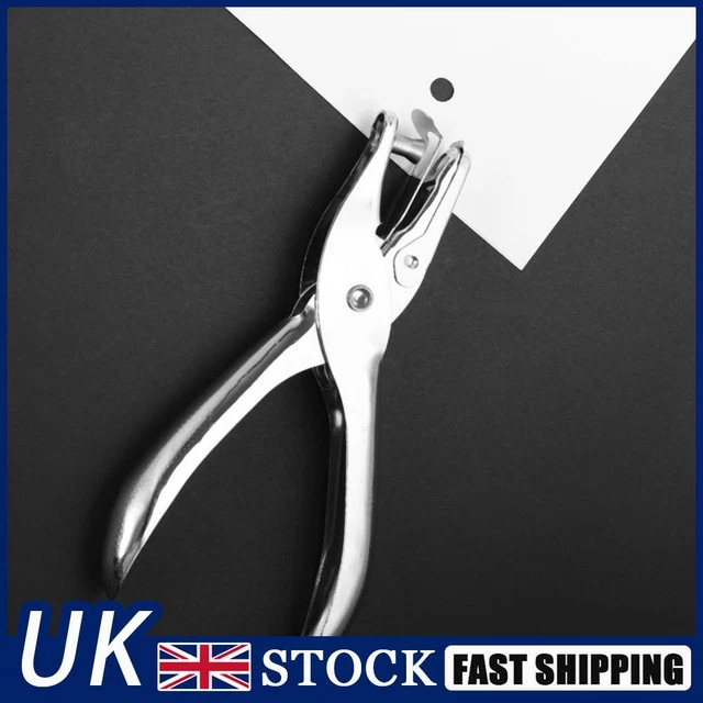 SINGLE CIRCULAR HOLE Paper Punch Sharp Punching Clamp for Office School ...