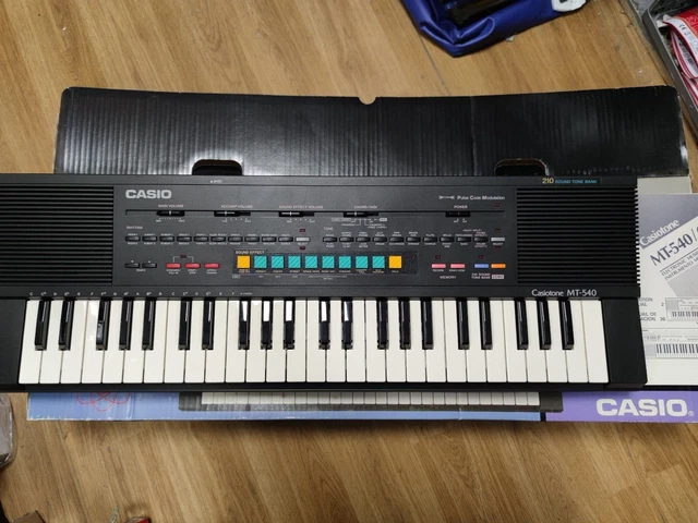 CASIO MT-540 CASIOTONE Synthesiser Keyboard Boxed £79.00 - PicClick UK