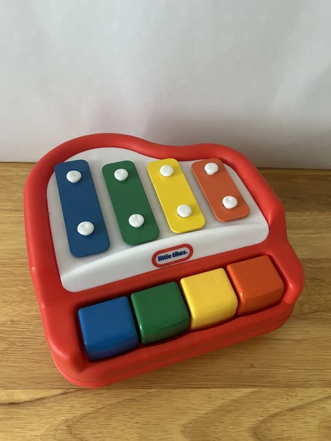 LITTLE TIKES RED Keyboard Piano Style Xylophone Preschool Toddler Toy £ ...