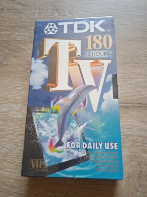 VIDEOCASSETTE VHS TDK E-180 vuote 3 ore per uso quotidiano E-180TVED EUR 2,00 - PicClick IT