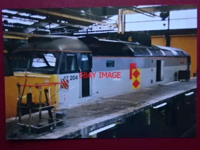 PHOTO BR Class 47 Diesel Loco No 47204 £1.90 - PicClick UK