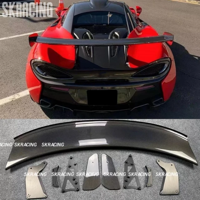CARBON FIBER REAR Trunk Spoiler Wing GT4 Style For McLaren 540C 570S ...