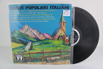 I RUSTICI CON Mario Piovano Canti Popolari Italiani Disco Vinile 33 ...