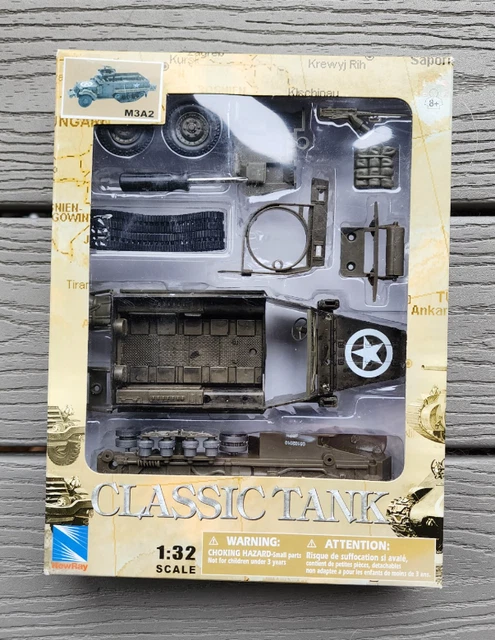 NEW RAY 1/32 Scale U.s. Army M3A2 Halftrack Plastic Model Kit Item ...