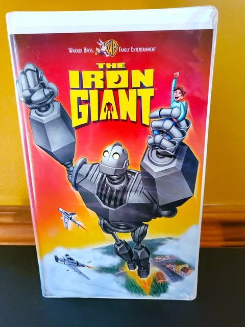 RARE--THE IRON GIANT Movie Vhs-Clamshell-Warner Bros Family Enterment ...