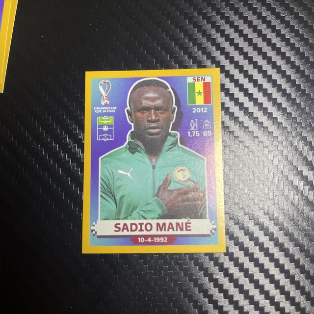 PANINI FIFA WORLD Cup 2022 Sticker Sadio Mane Blue Paralel SEN 19 Senegal £25.30 - PicClick UK