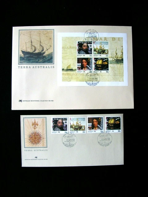 1985. AUST. BICENTENNIAL Collection. Terra Australis. Navigators. Mini ...