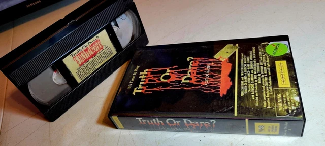 HORROR VHS CLAMSHELL : TRUTH OR DARE- A Critical Madness (1986) Gore ...