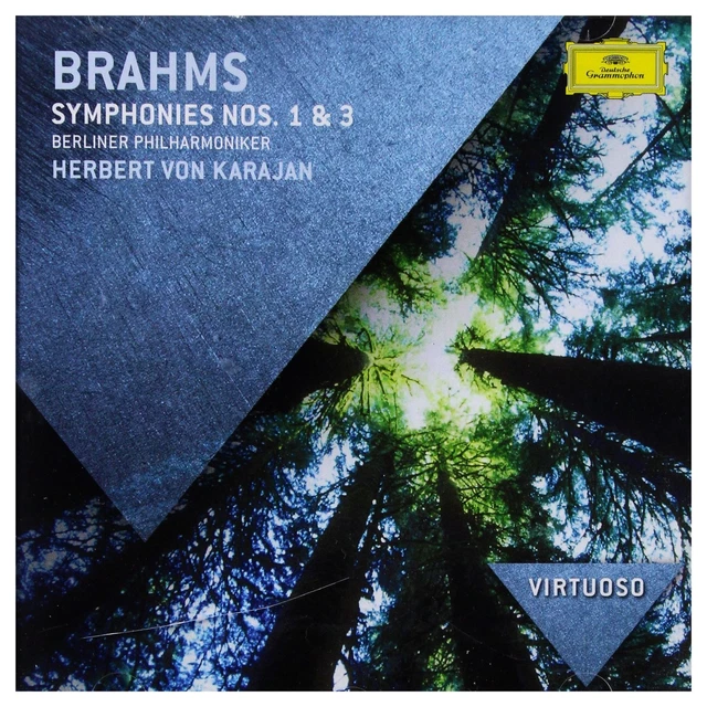 BRAHMS, BERLINER PHILHARMONIKER, Herbert von Karajan - Symphonies Nos. 1 & 3 | C EUR 10,99 ...