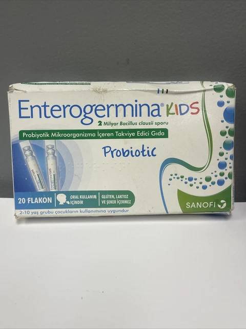ENTEROGERMINE ENFANTS 20 FLACONS x 5ml Bacillus Clausii probiotique 2 ...