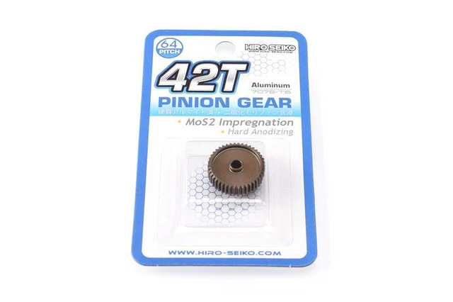 HIRO SEIKO SOLIDE Enrobé Aluminium Pignon Vitesse (MoS2) DP64-42T/HS ...