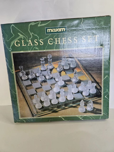MAXIM GLASS CHEST Set In Original Box And Packaging Excellent Condition £14.00 - PicClick UK