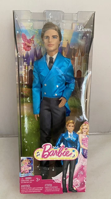 BARBIE THE PRINCESS and popstar prince liam man doll boxed x3692 £50.00 ...