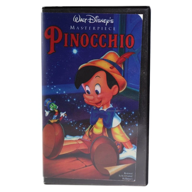 PINOCCHIO VHS 1985 Animation Classic Walt Disney Masterpiece Buena ...