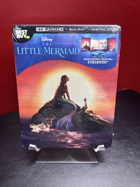 THE LITTLE MERMAID Live Action Steelbook (4K UHD+Blu-ray+Digital ...