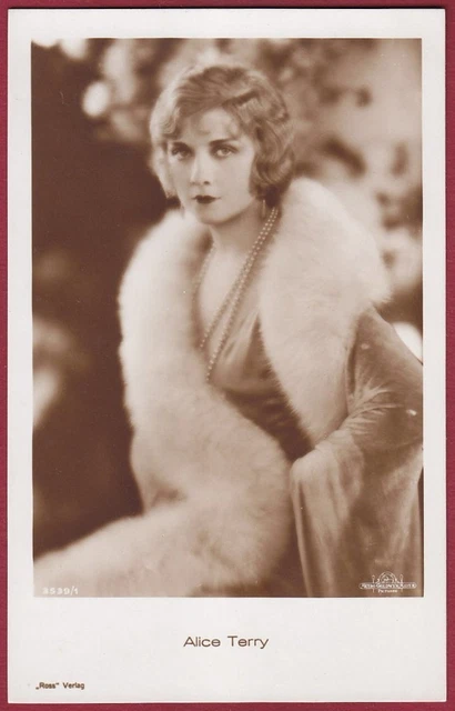 ALICE TERRY 05TH ACTRESS ACTRESS ACTRESS SILENT MOVIE STAR - FUR FUR ...