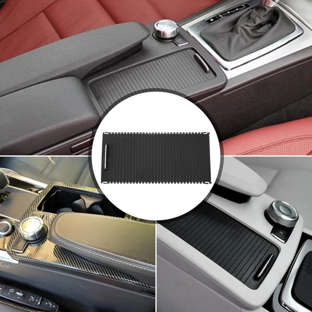 CENTER CONSOLE ROLLER Blind Cover Cup Holder Zipper Sliding Shutters ...