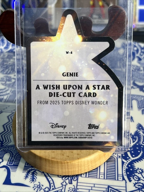 2025 TOPPS DISNEY Wonder Genie Wish Upon a Star Die Cut Card #W-6 $4.18 ...