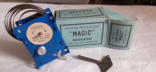 MECCANO - MOTEUR Mécanique à remonter - "Magic" dans sa boite d'origine ...