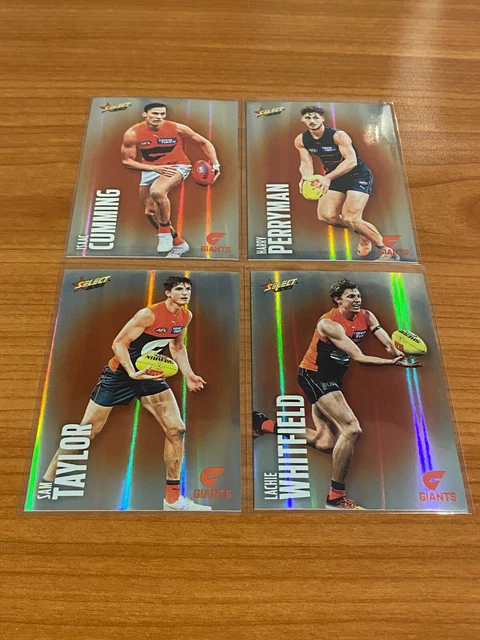 2023 AFL SELECT Footy Stars Colour Spots Lot of 4 GWS GIANTS cards $1.00 - PicClick AU