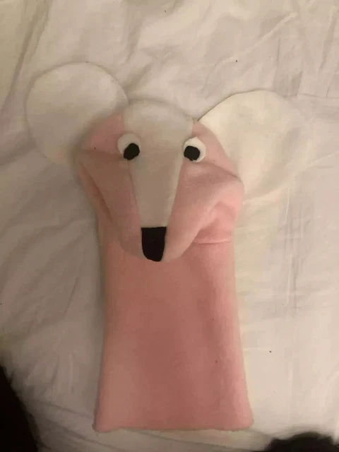 REPLICA OF RARE Vintage Pink mouse Puppet as seen in Baby Einstein £31. ...